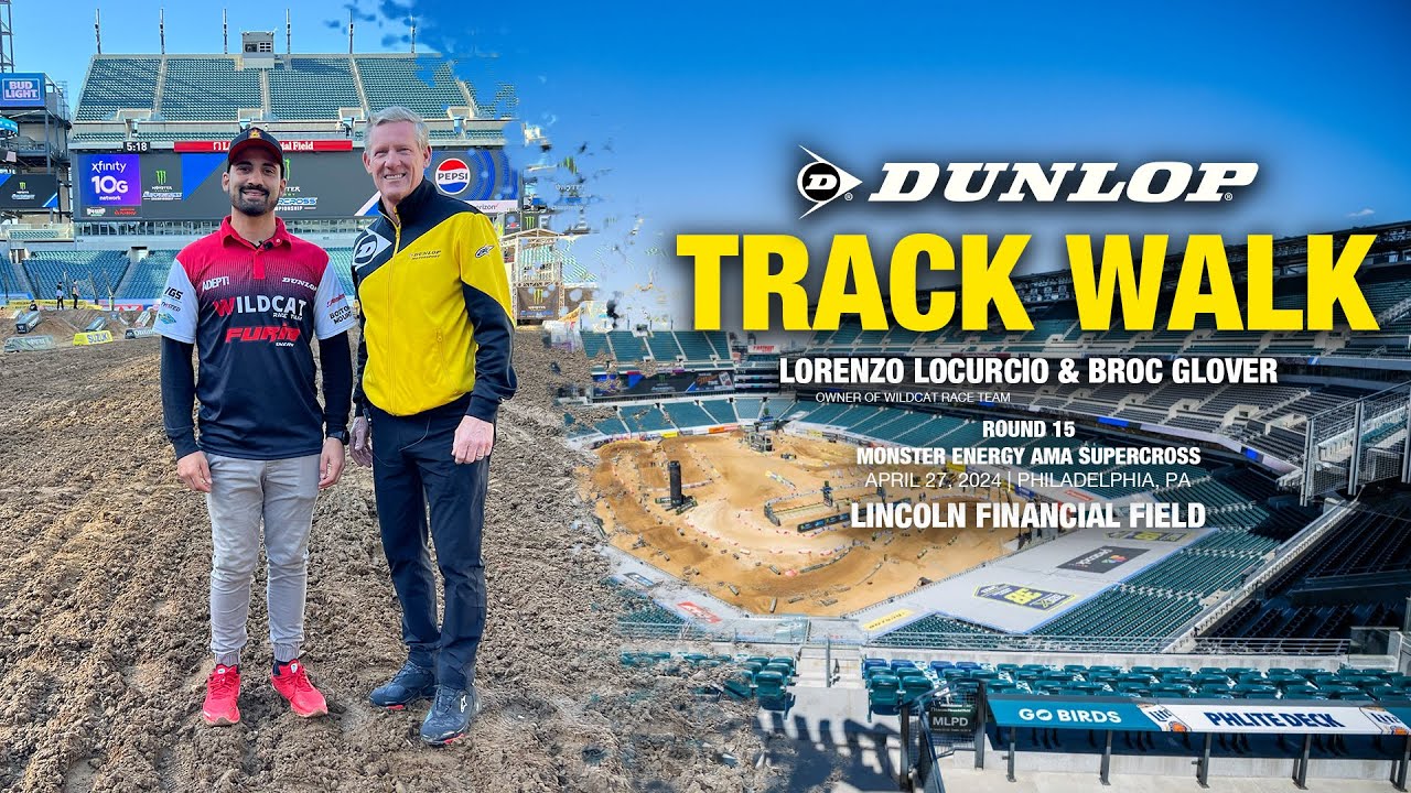 Dunlop Track Walk With Broc Glover - Philadelphia 2024 - YouTube