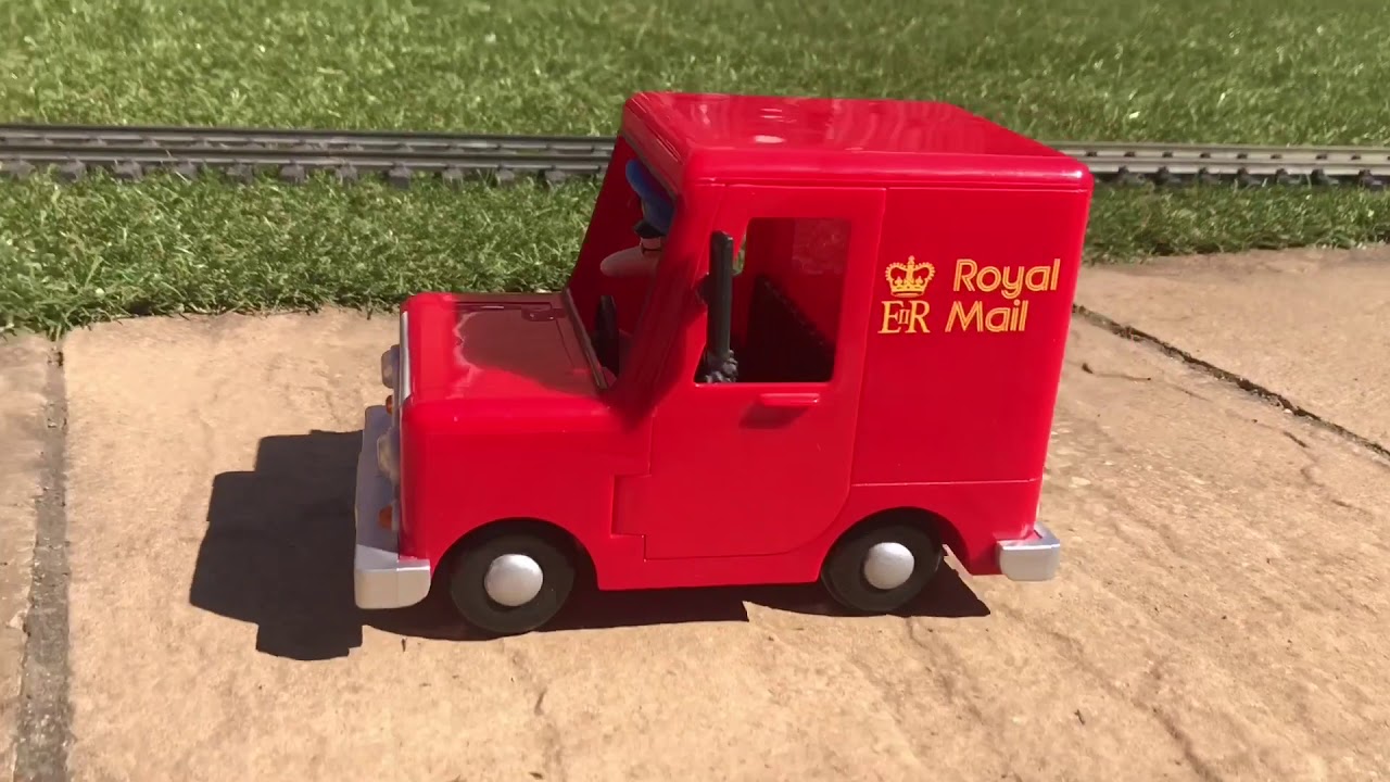Postman Pat Delivering Post around our Railway - YouTube