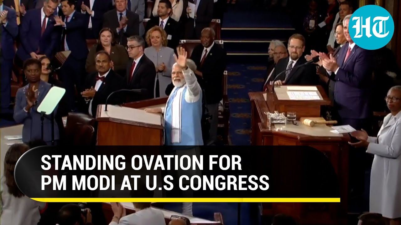Claps, Whistles, Modi Chants: U.S Congress' Standing Ovation for Indian ...
