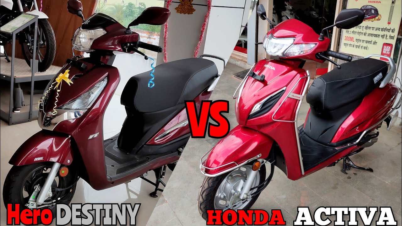 DESTINY 125 VS ACTIVA 6G 110 || HONDA ACTIVA VS HERO DESTINY | Harsh ...