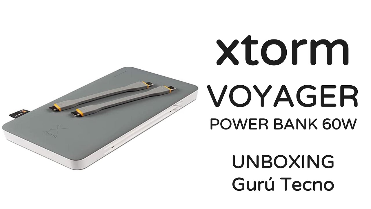 XTORM VOYAGER POWER BANK 60W - UNBOXING - YouTube