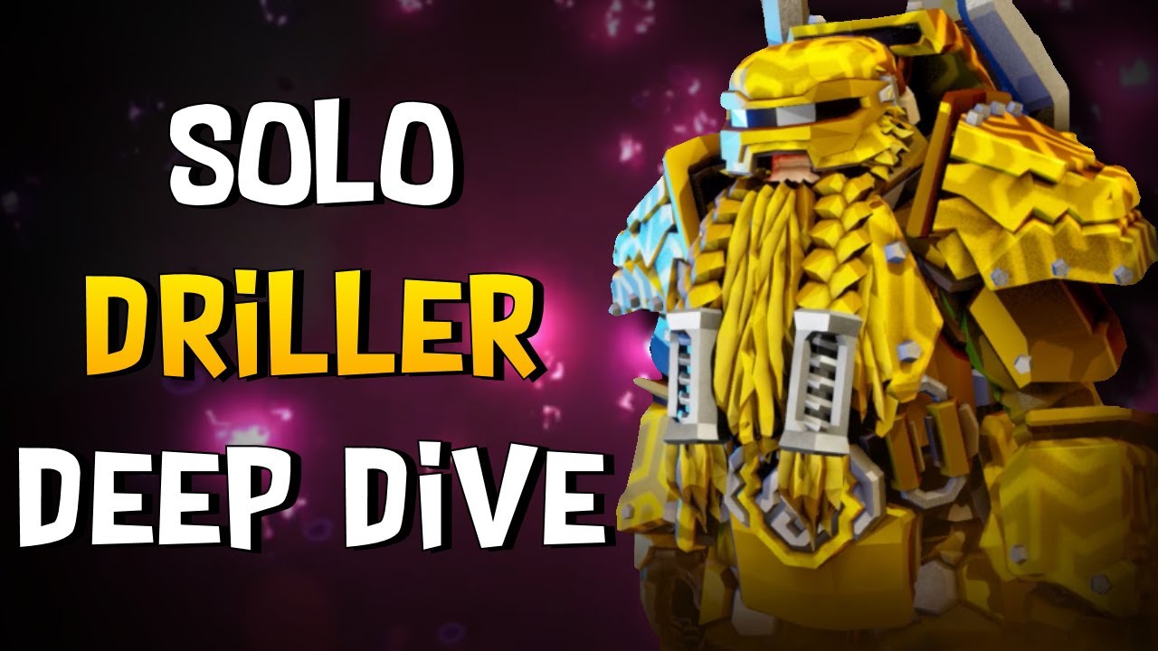 Deep Rock Galactic | Old Hell Deep Dive - Solo Driller - YouTube