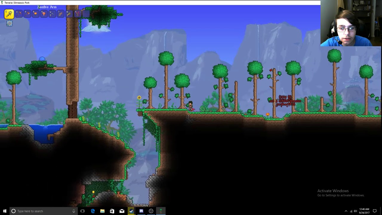 terraria with friends part 1 - YouTube