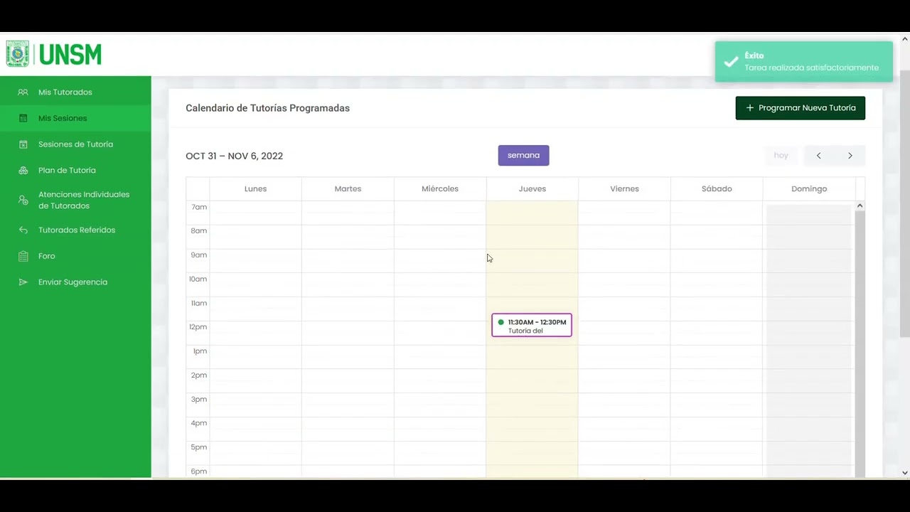 Crear sesión individual - Rol Tutor | SIGAU TUTORÍA - UNSM - YouTube