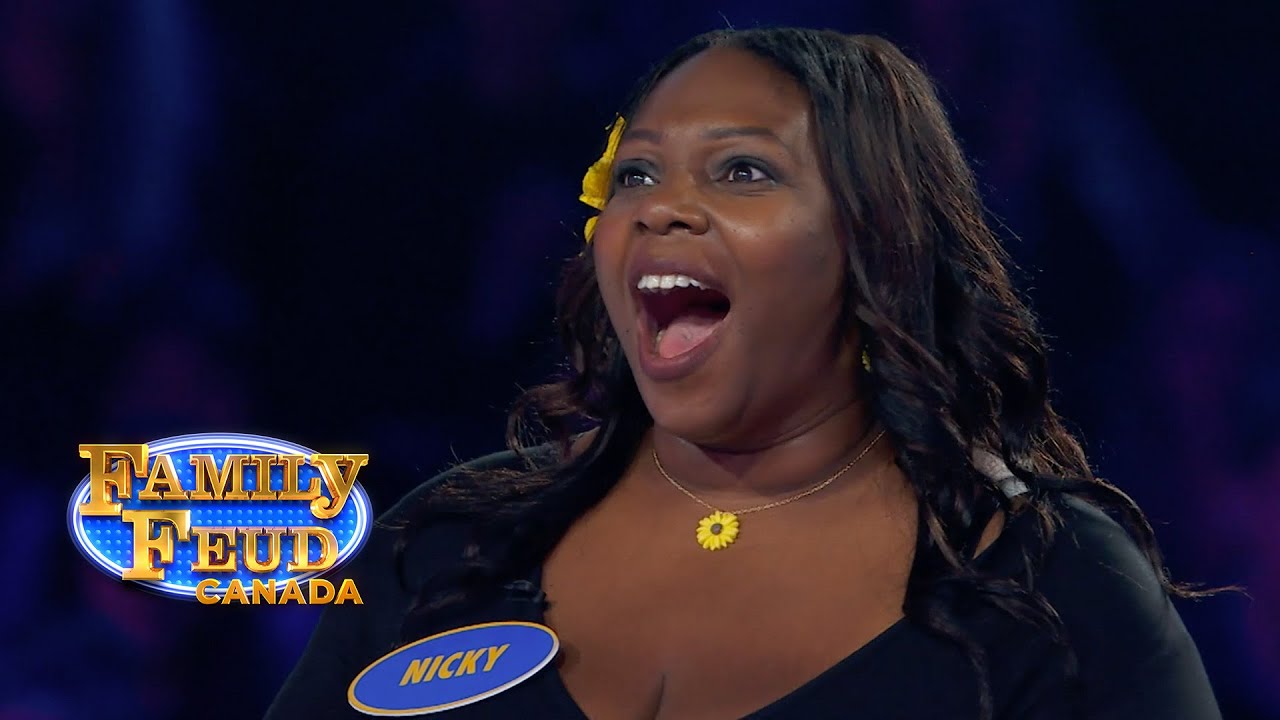 Four Number One Answers in the First Round | Family Feud Canada - YouTube