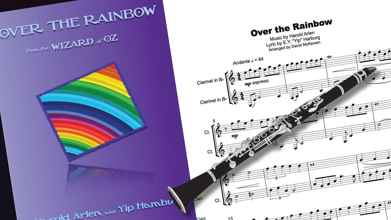 Somewhere Over the Rainbow, from the Wizard of Oz, Clarinet Duet - YouTube