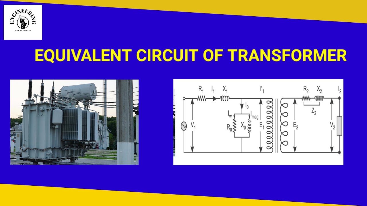 EQUIVALENT CIRCUIT OF AN TRANSFORMER #electricalengineering - YouTube
