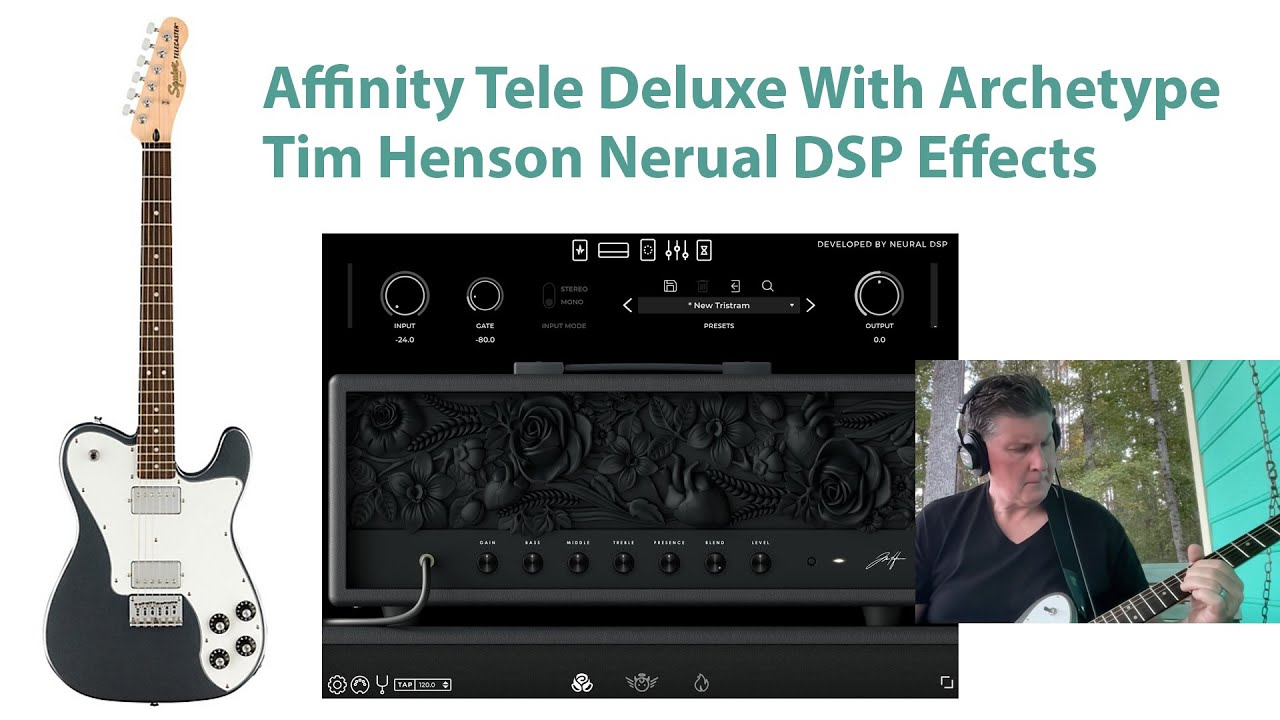 Squier Affinity Series Telecaster Deluxe With Tim Henson Nerual DSP ...