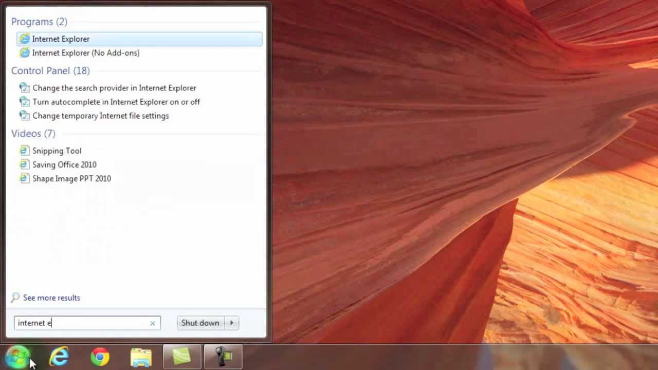 Changing The Home Page In Internet Explorer 9 - YouTube