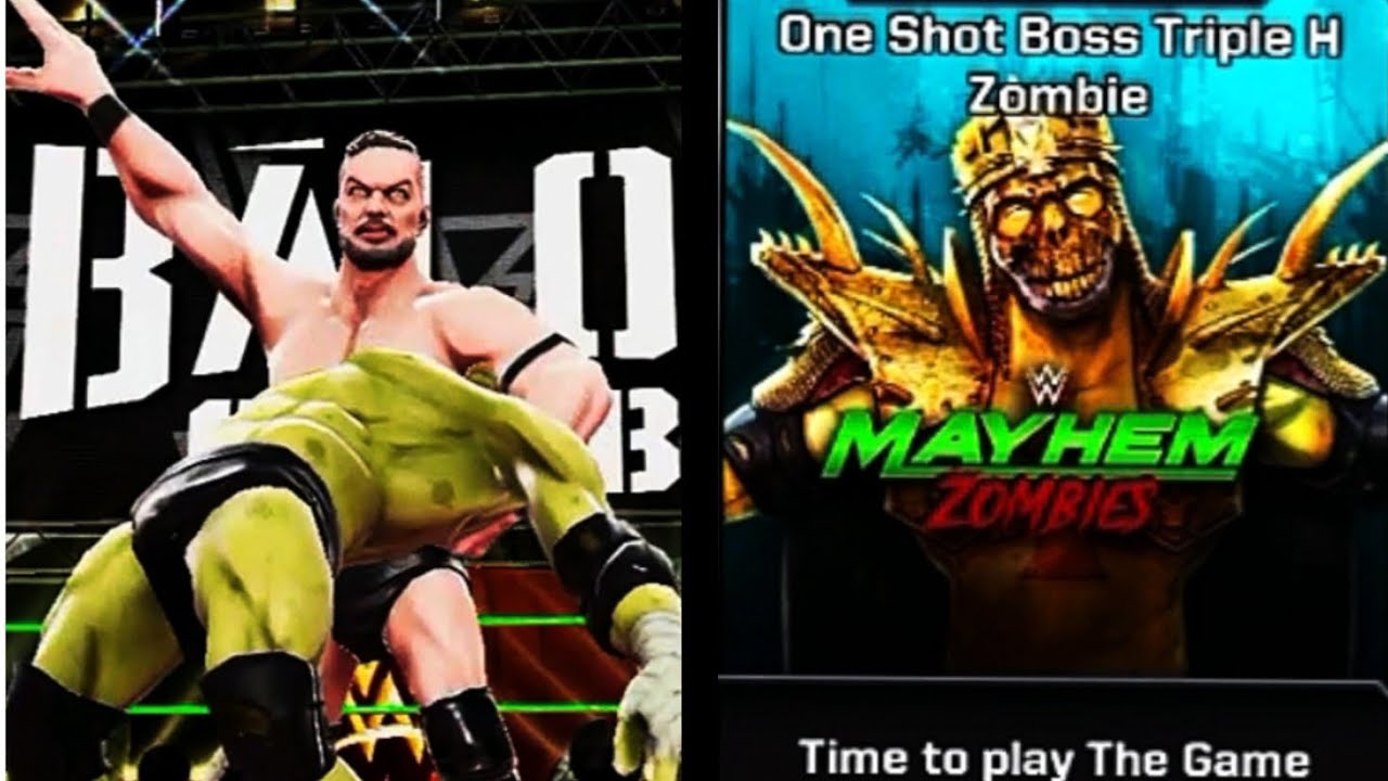 WWE MAYHEM : One Shot Triple H Zombie Event Completed || #wwemayhem # ...