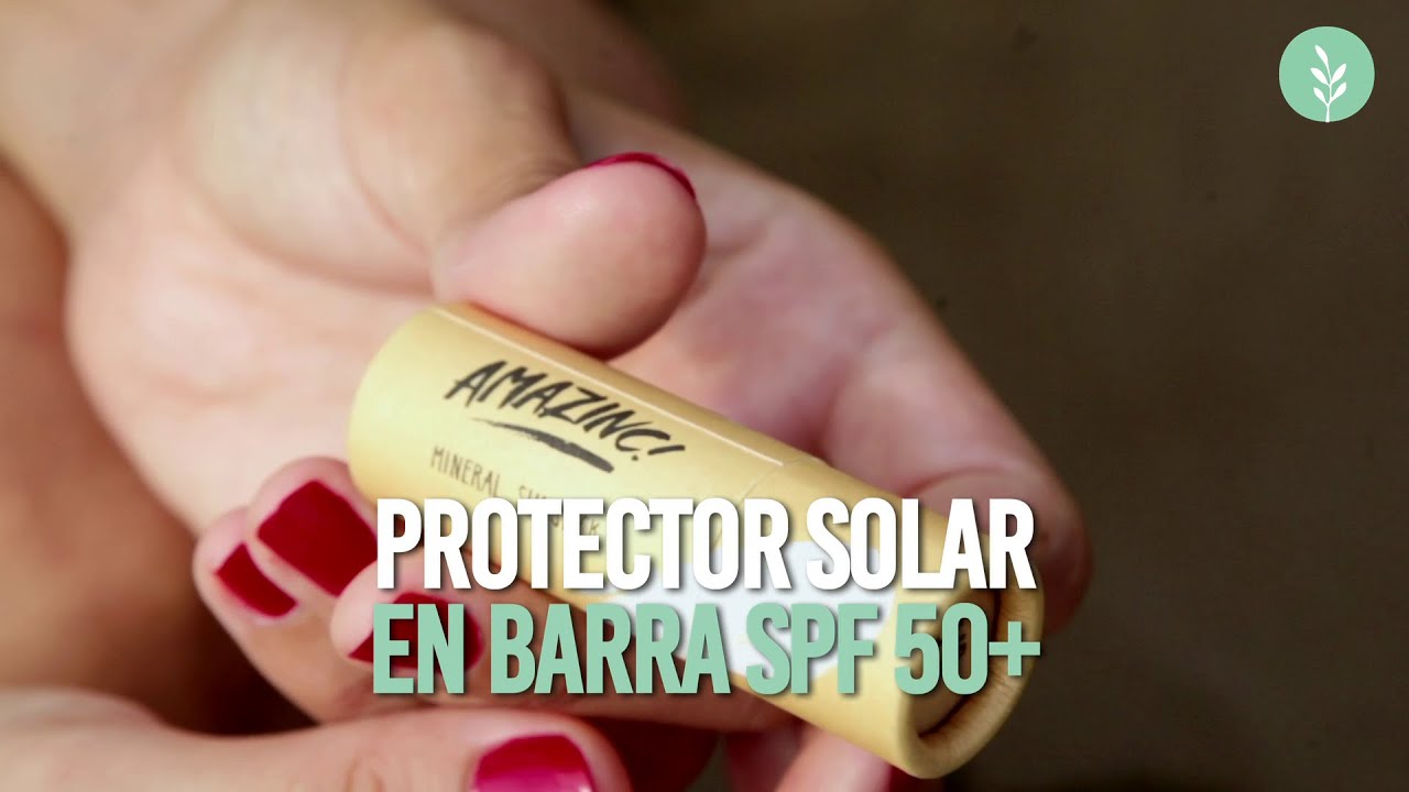 Protector solar en barra SPF 50 - YouTube