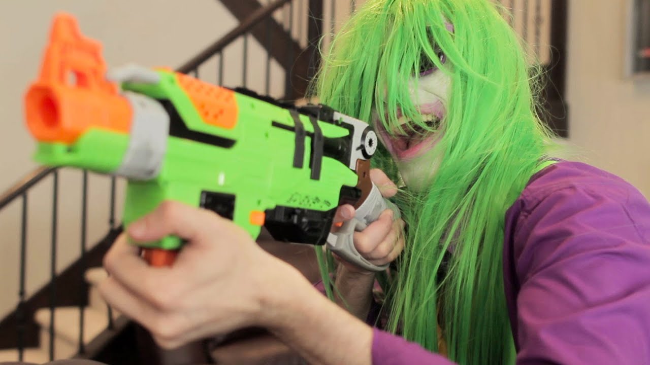 Nerf War: BATMAN vs JOKER 2! Superhero Battle! - YouTube