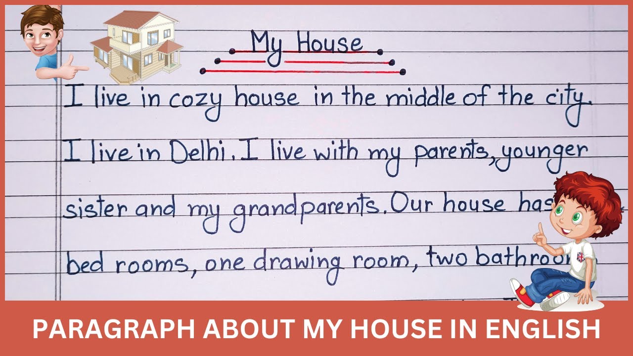 Paragraph about my house in english | my house paragraph | my house ...