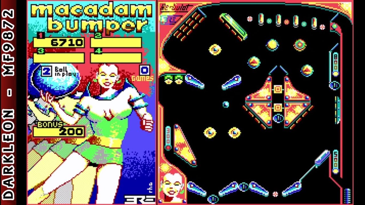 Macadam Bumper © 1987 Accolade - PC DOS - Gameplay - YouTube