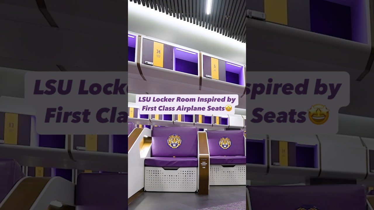 LSU Football’s locker room is next-level! 🤩🏈 - YouTube