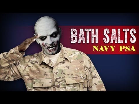 Crazy Zombie Bath Salts PSA for The Navy