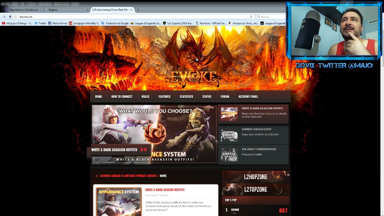 Como jugar en el Server Lineage 2 Evoke Interlude x5 | MajoGamer - YouTube
