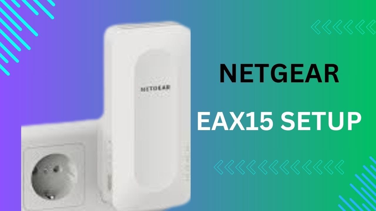 Netgear EAX15 setup - YouTube