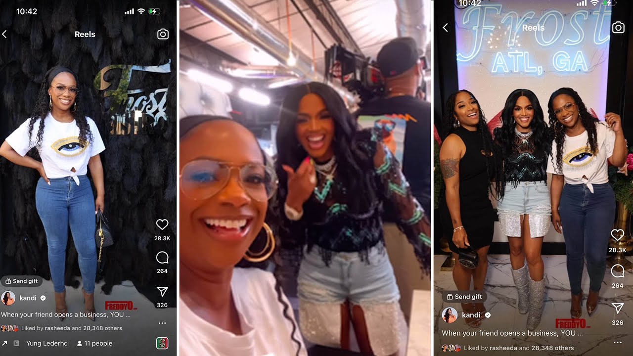Kandi from Real Housewives of Atlanta supports friend Rasheeda of Love ...