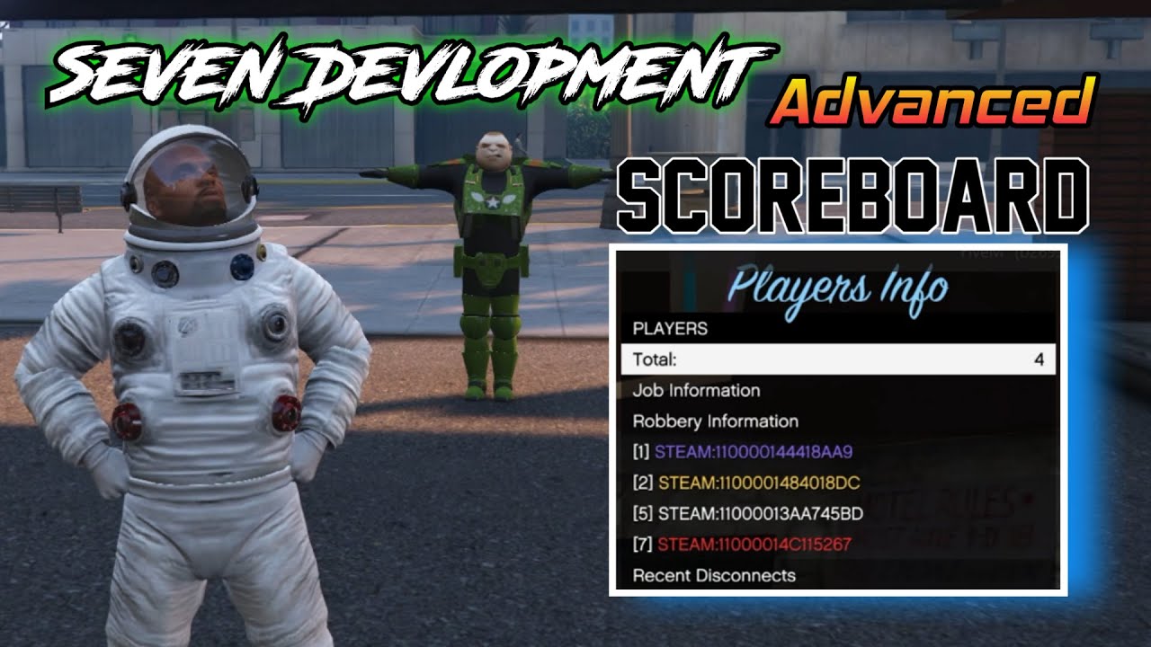 QBCORE ADVANCED SCOREBOARD [FREE RELEASE] SEVEN DEVLOPMENT - YouTube