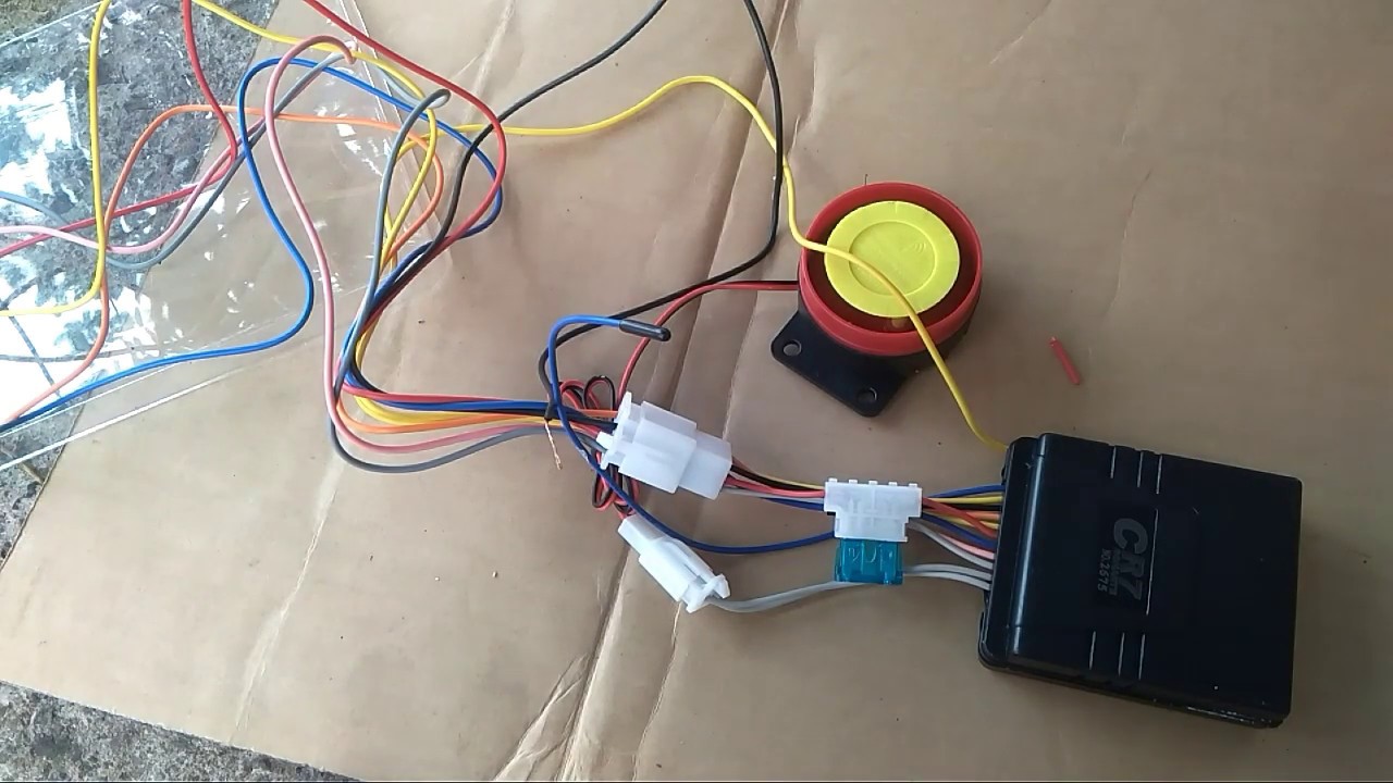 remote alarm motor - YouTube