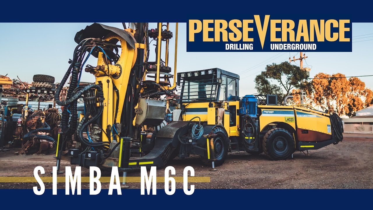 Simba m6c Perseverance drilling kalgoorlie - YouTube