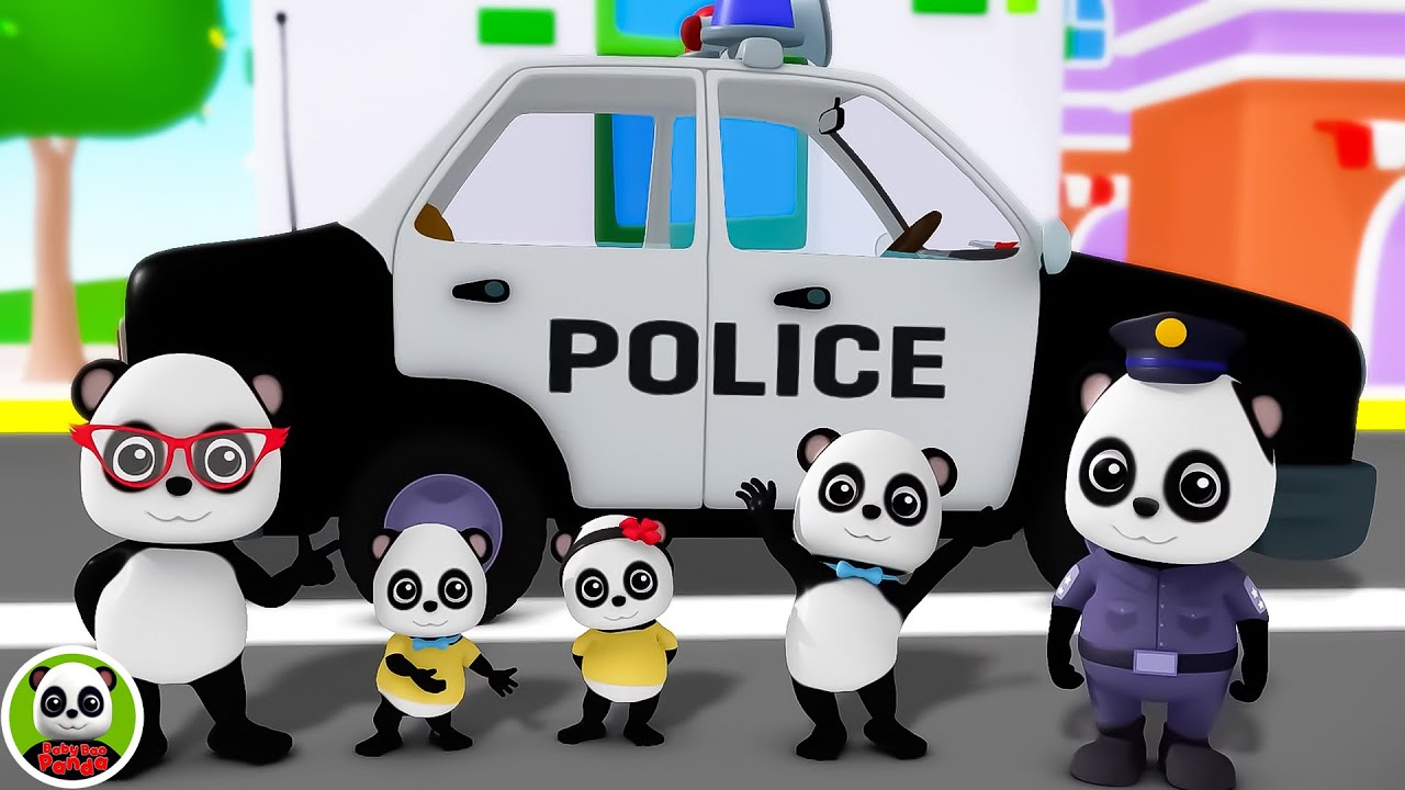 Wheels On The Police Car + More Nursery Rhymes & Baby Songs - YouTube