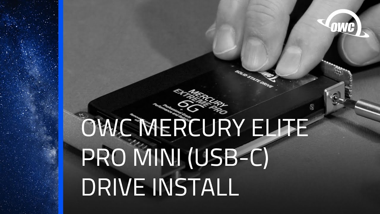 How to Install a 2.5-inch Drive in the OWC Mercury Elite Mini USB-C ...