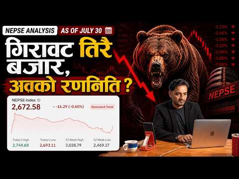July 30 | Nepse Daily Market Update | Stock Market Analysis by Ram Hari Nepal
