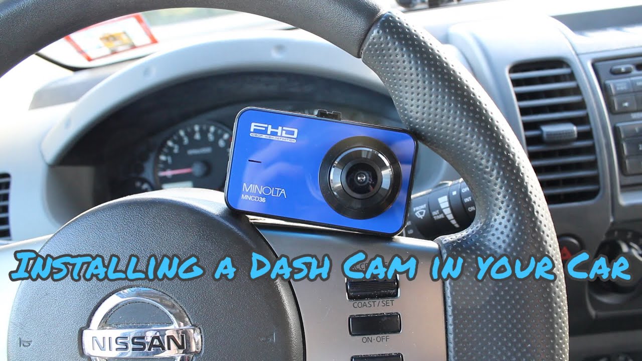 How to install a Dash Cam and a 12V Power Outlet - YouTube