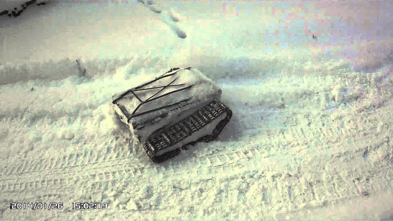 #80 - "Snowplow" #1 - Homemade RC tracked vehicle ( UGV ) - J.Laci ...