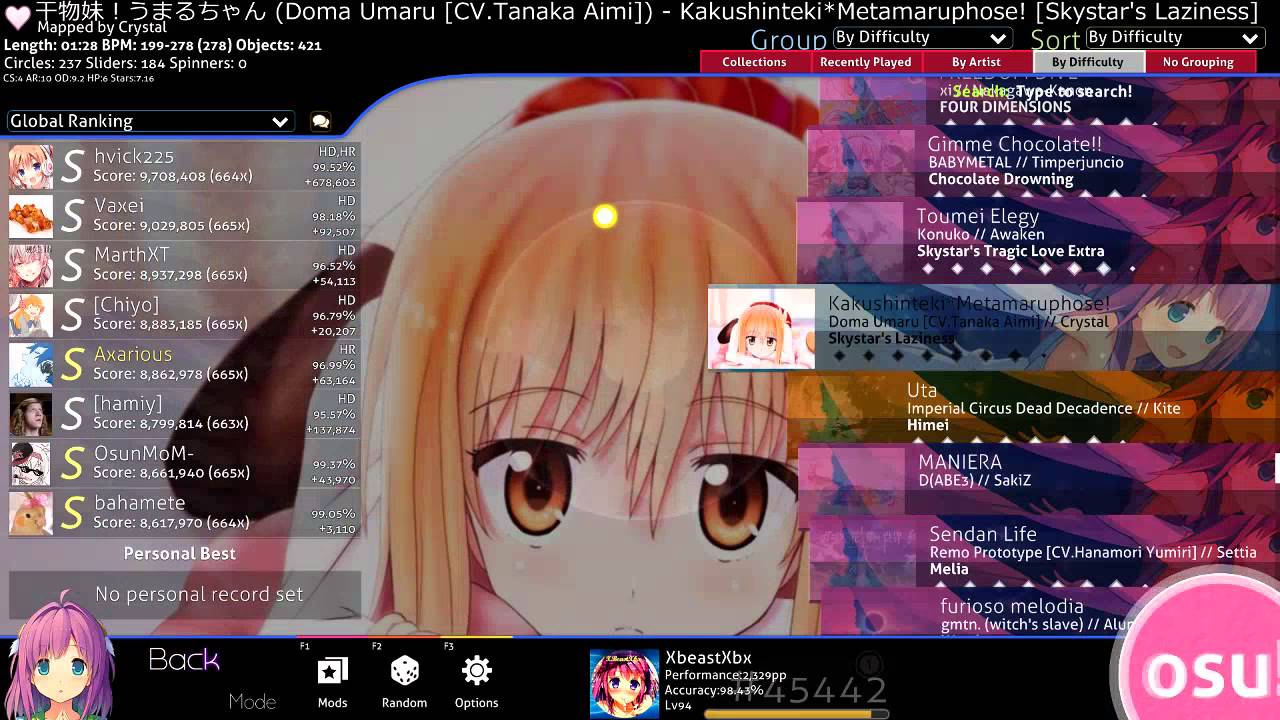 osu! spectating axarious - YouTube