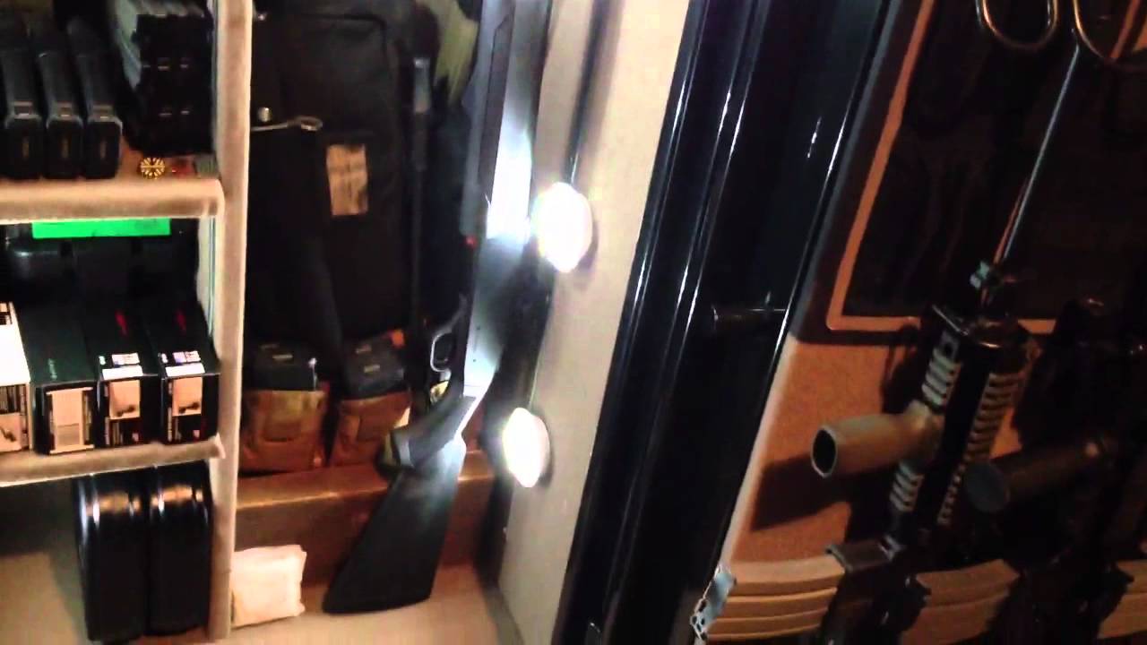 Gun Safe Lighting 2 - YouTube