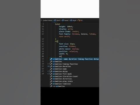 Text typing animation in Css #shorts #cssanimation #webdesigntutorials - YouTube