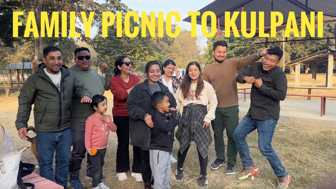 FAMILY DRY PICNIC TO KULPANI PARK || DEUKHURI DANG || DRONE SHOT || 4K ...