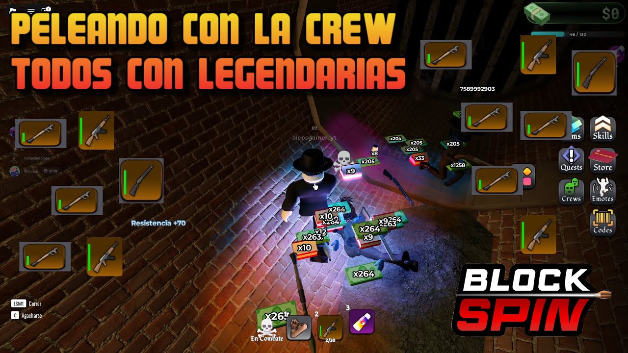 🔥BLOCK SPIN🔥JUGANDO TODA LA CREW CON LEGENDARIAS Y ESTO PASO🔴🔴🔫🔫 - YouTube