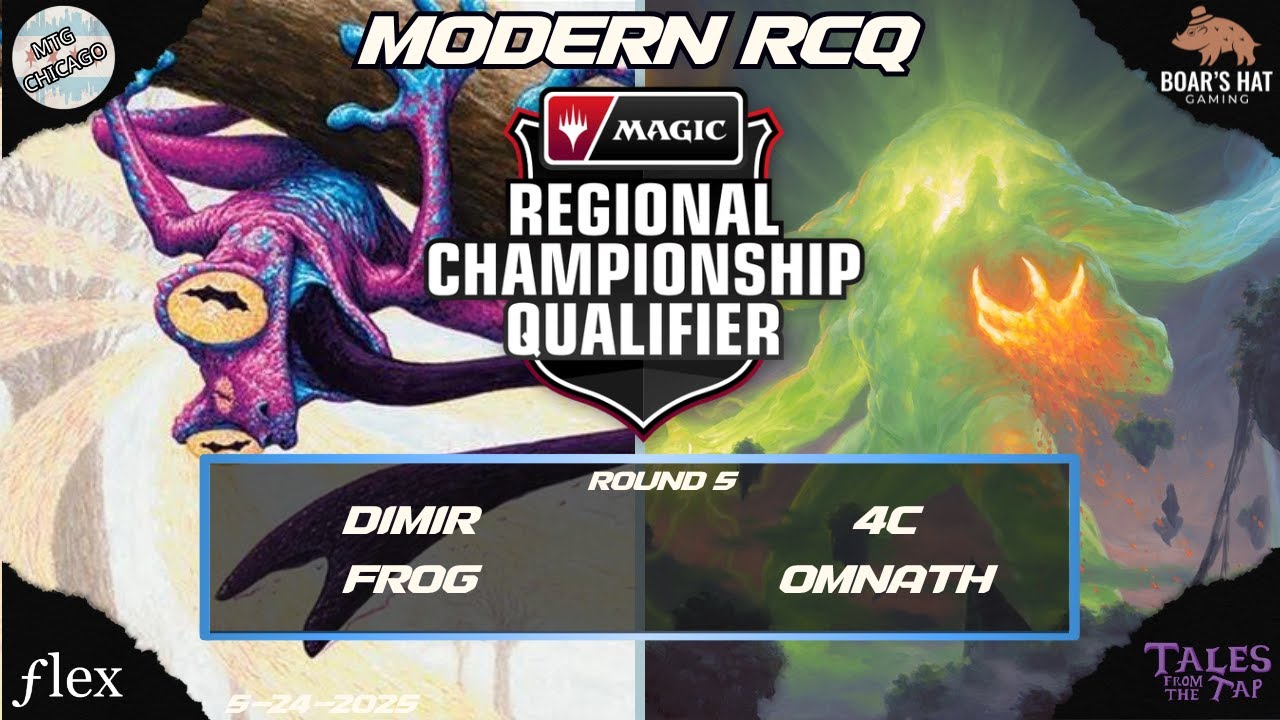 Dimir Frog VS 4C Omnath [Round 5 RCQ Modern] - YouTube