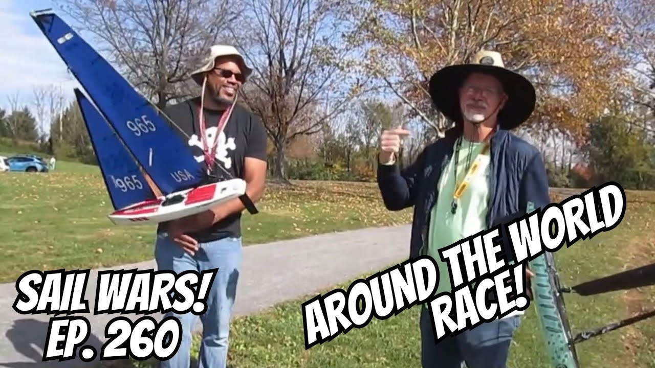 Sail Wars! 2023 Around the World Race. RC Sail Boat Racing. Race 1 ...