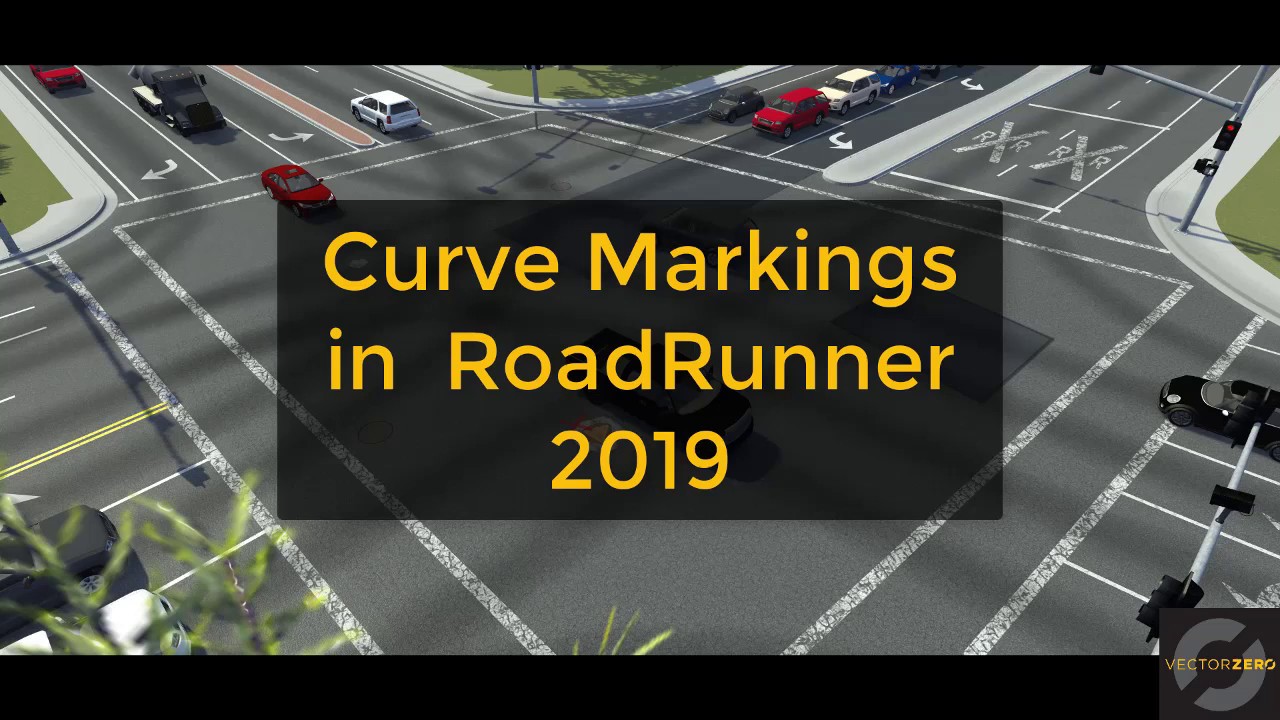 VectorZero RoadRunner Curve Markings - YouTube