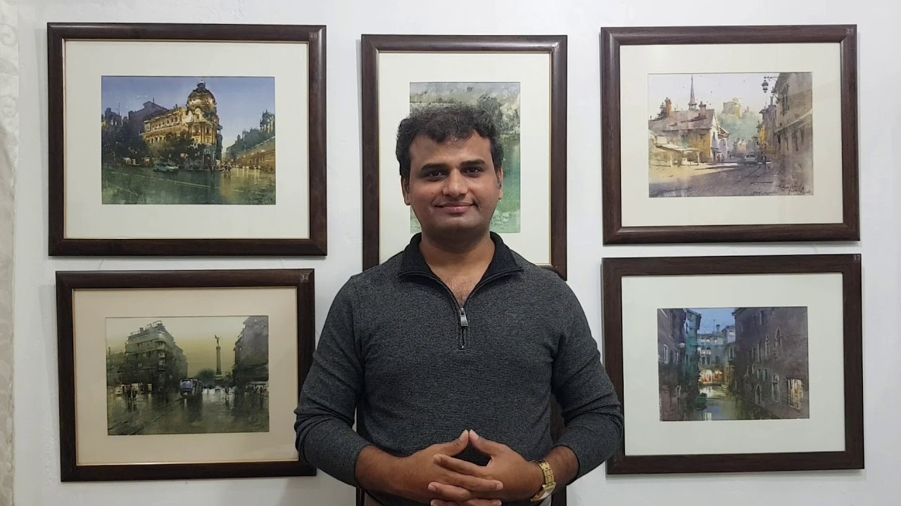 Prafull Sawant Intro of Watercolor Demonstrations and Lessons - YouTube