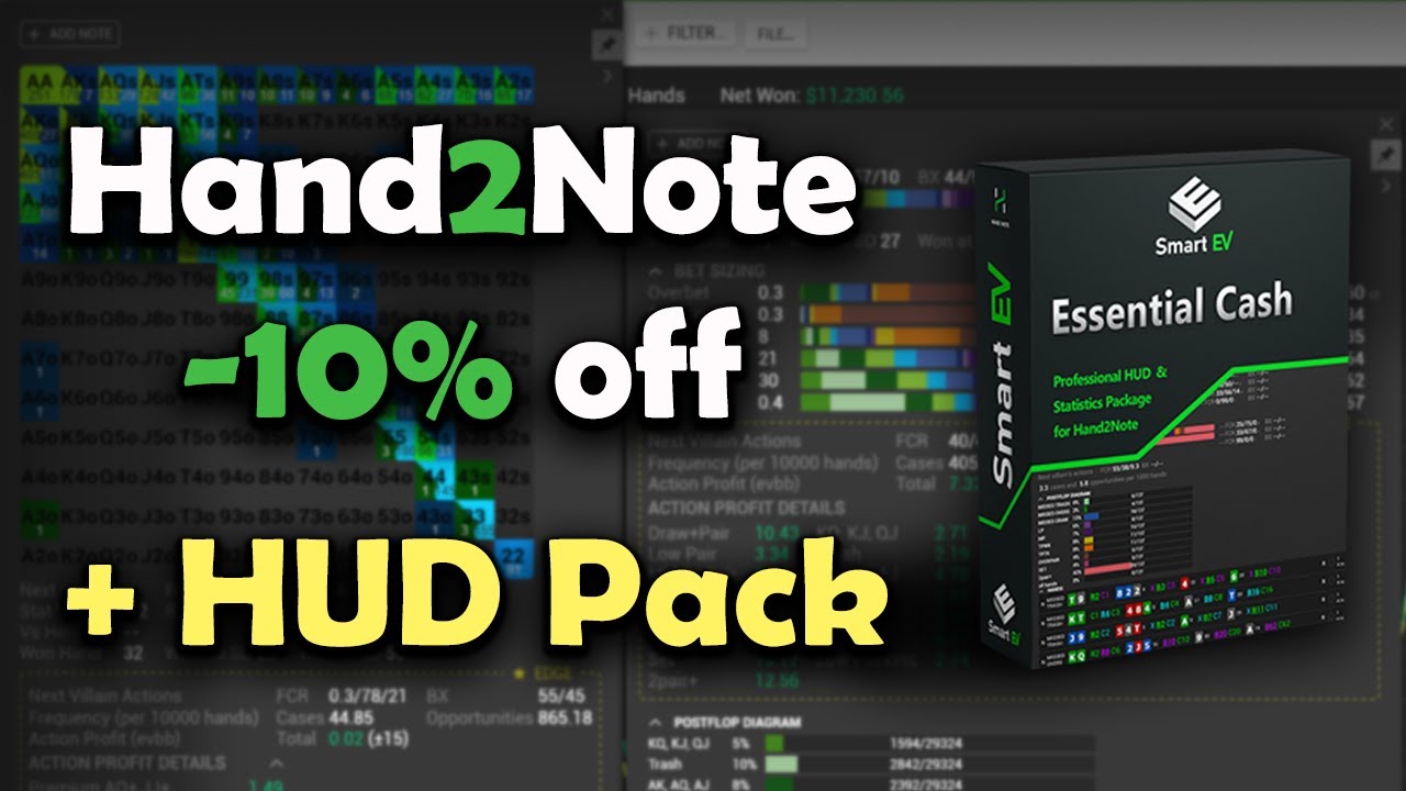 📊 Get Hand2Note -10% Discount + Professional HUD for FREE 🎁 - YouTube