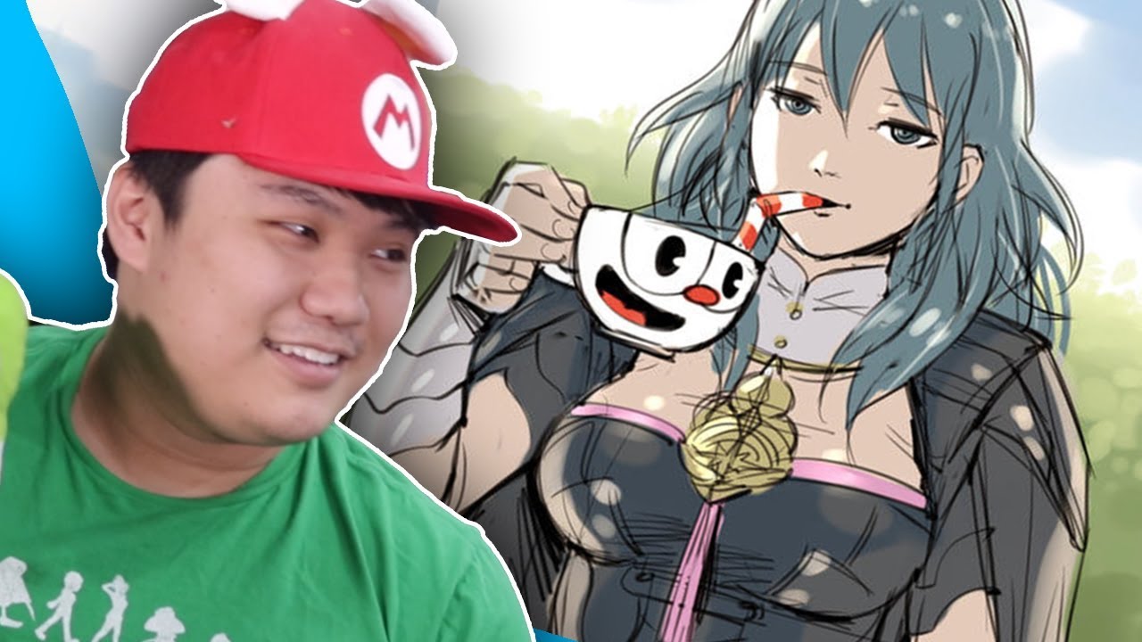 Reacting to Cuphead & Byleth smash memes - YouTube