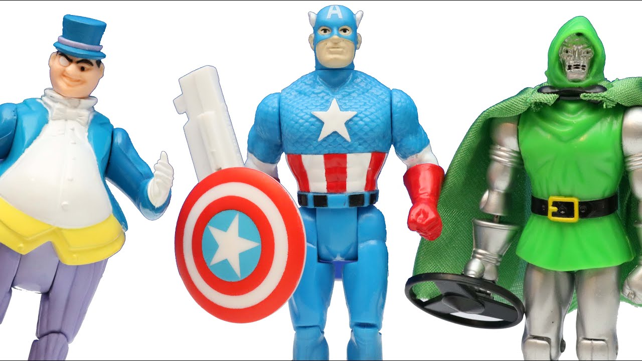 Marvel Superheroes Captain America | Doctor Doom Toy Biz | 1989 DC ...