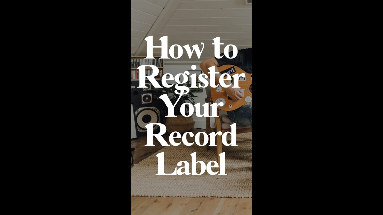 How to Register Your Record Label - #short #shorts - YouTube