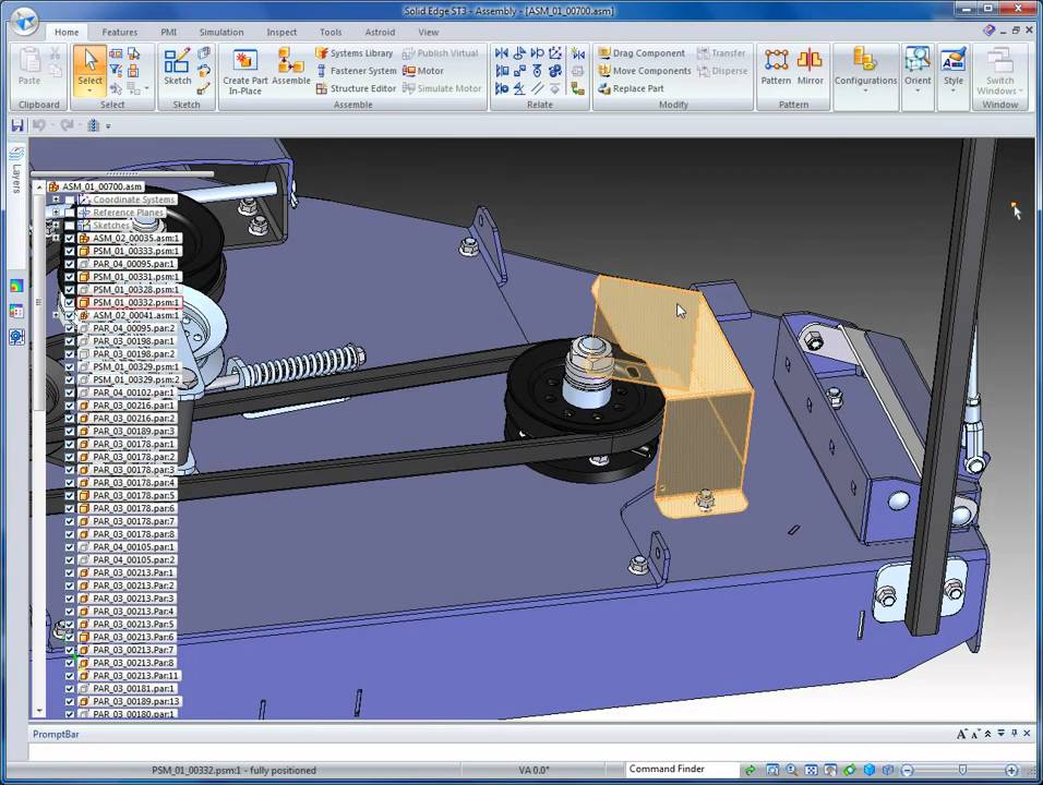 Solid Edge Tips - Overriding a Sketch-Driven Assembly - YouTube