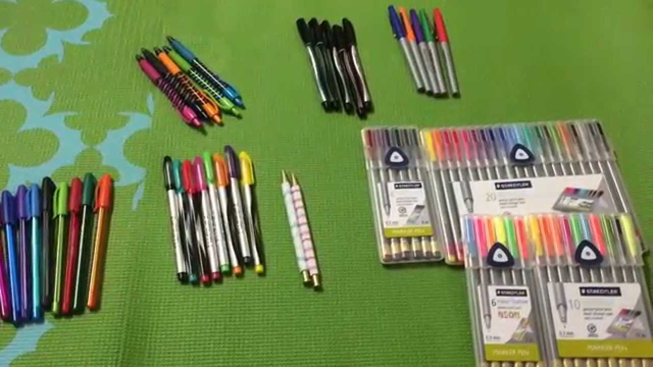 Pens collection - YouTube