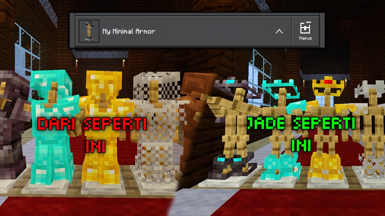 My Minimal Armor || Texturpack Armor Minecraft || Download - YouTube