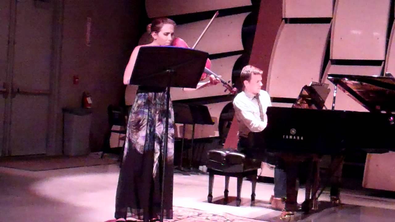 Alessandra Barrett, viola, performs Sonata in F Minor, by Johannes ...
