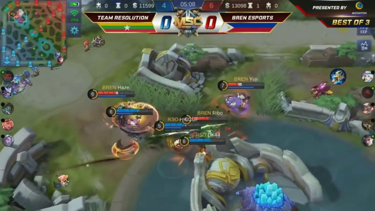 GAME 1 BREN SPORTS VS RESOLUTION MSC 2019 - YouTube