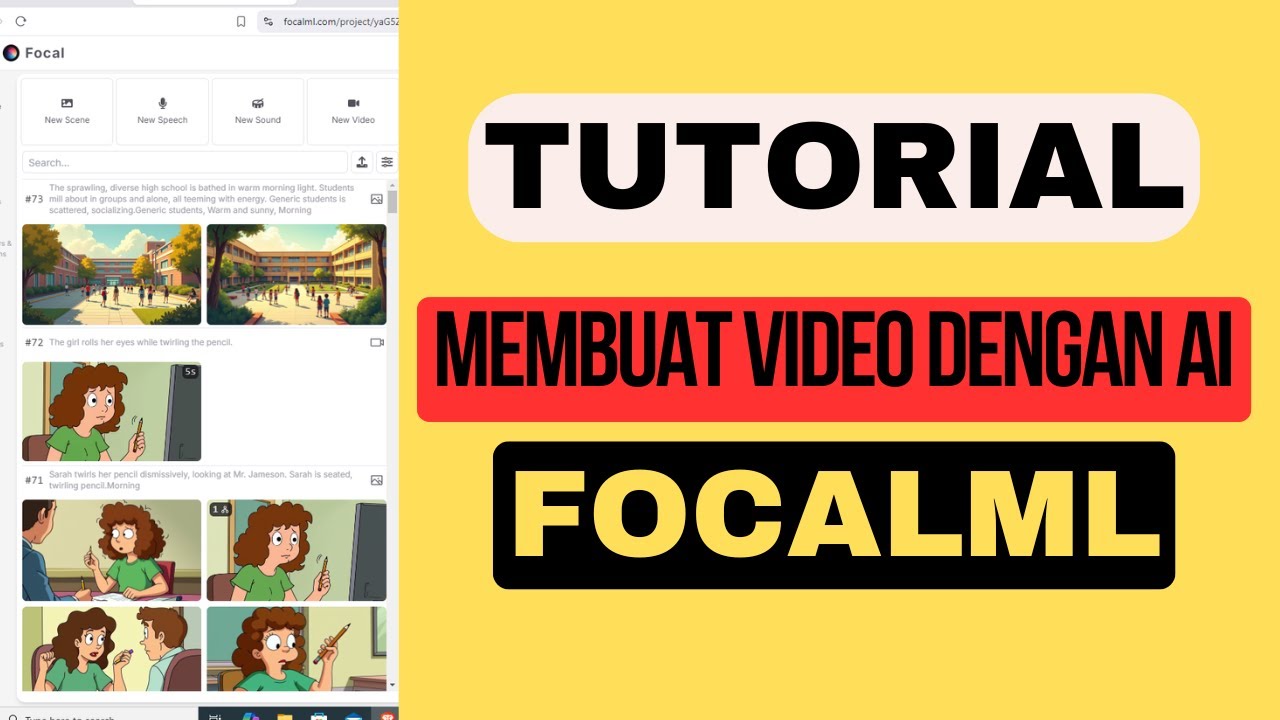 MEMBUAT VIDEO DURASI PANJANG DENGAN AI. FOCALML - YouTube